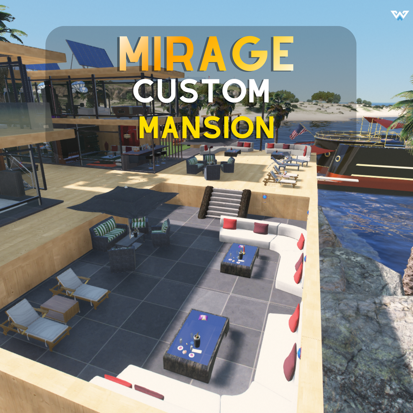 Mirage Mansion | Fivem Ready | MLO | Custom Map – FivemMarkt